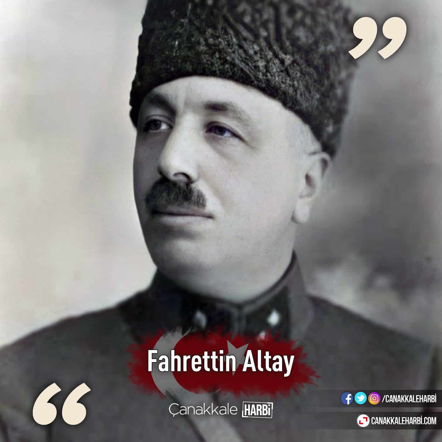 Fahrettin ALTAY - Çanakkale Harbi